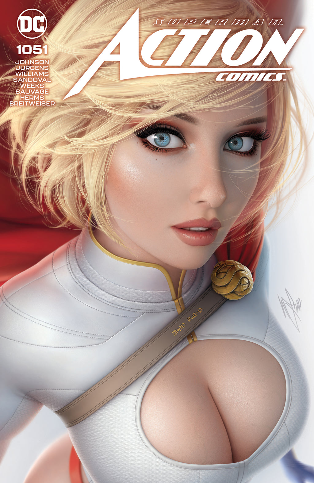 ACTION COMICS 1051 WARREN LOUW POWER GIRL VARIANT– The Comic Mint