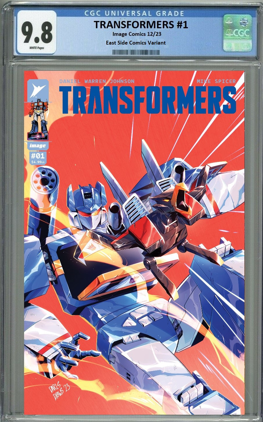 TRANSFORMERS 1 DARLSDRAWS SOUNDWAVE VARIANT– The Comic Mint