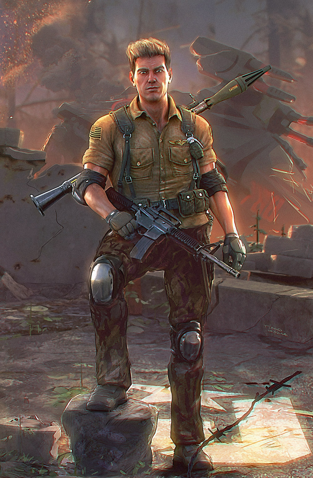 GI JOE A REAL AMERICAN HERO DUKE 1 TIAGO DA SILVA VIRGIN VARIANT– The ...