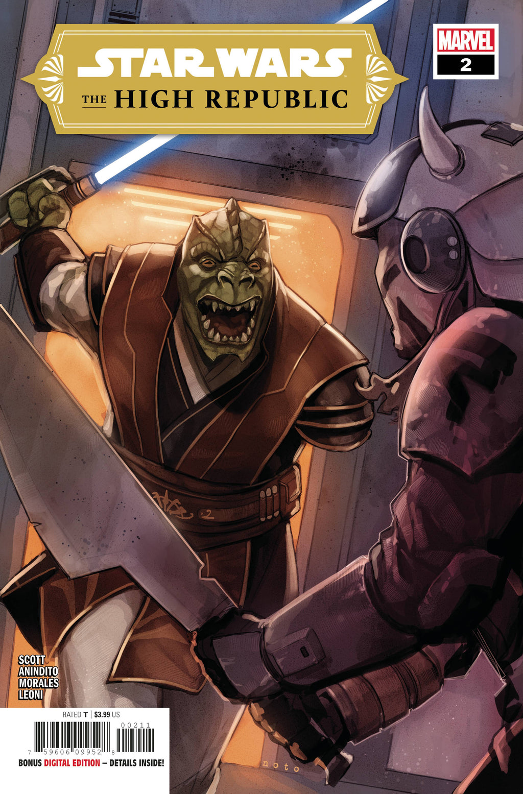 STAR WARS THE HIGH REPUBLIC #2 NOTO COVER– The Comic Mint