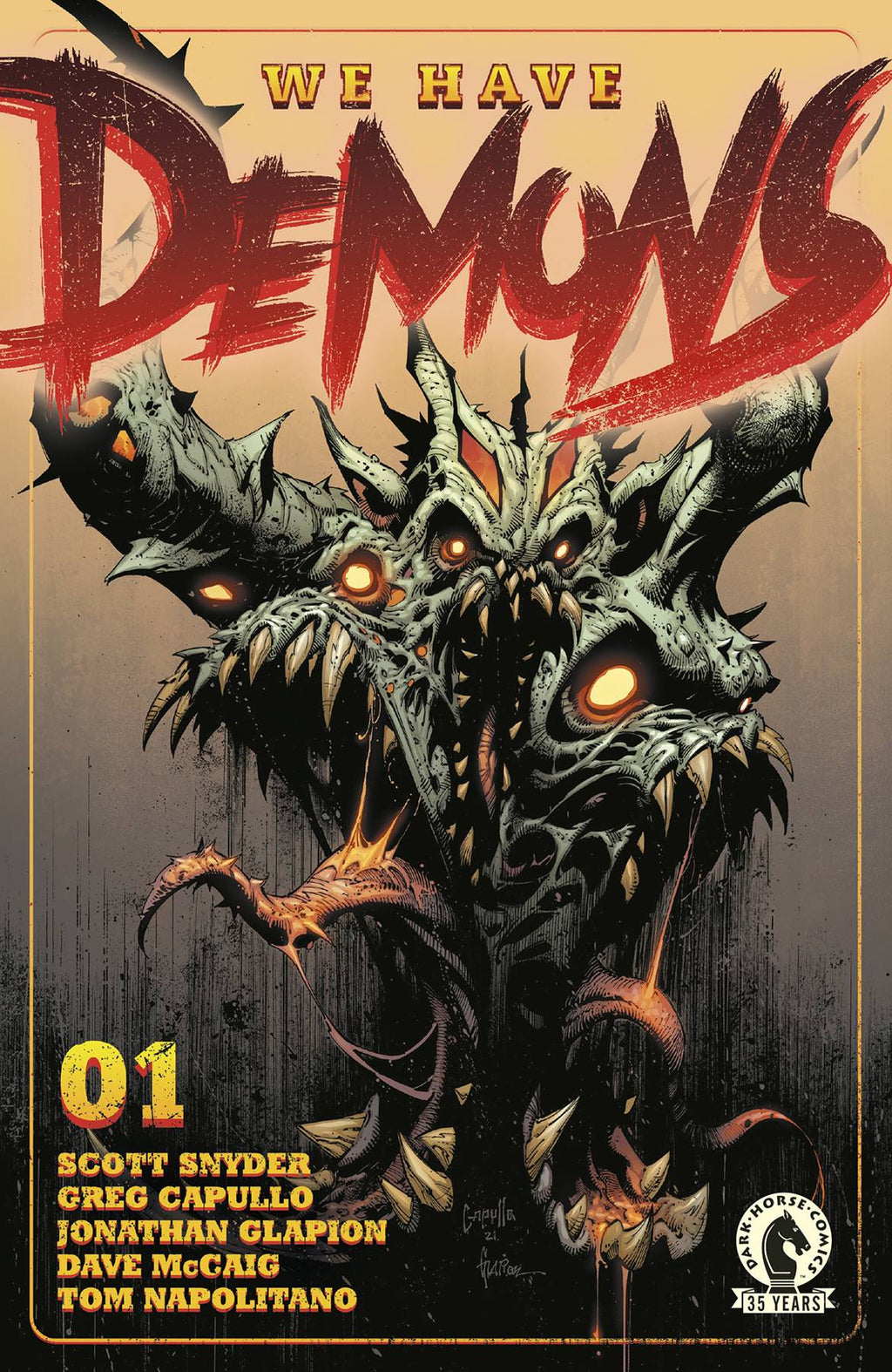 WE HAVE DEMONS #1 CAPULLO COVER A– The Comic Mint