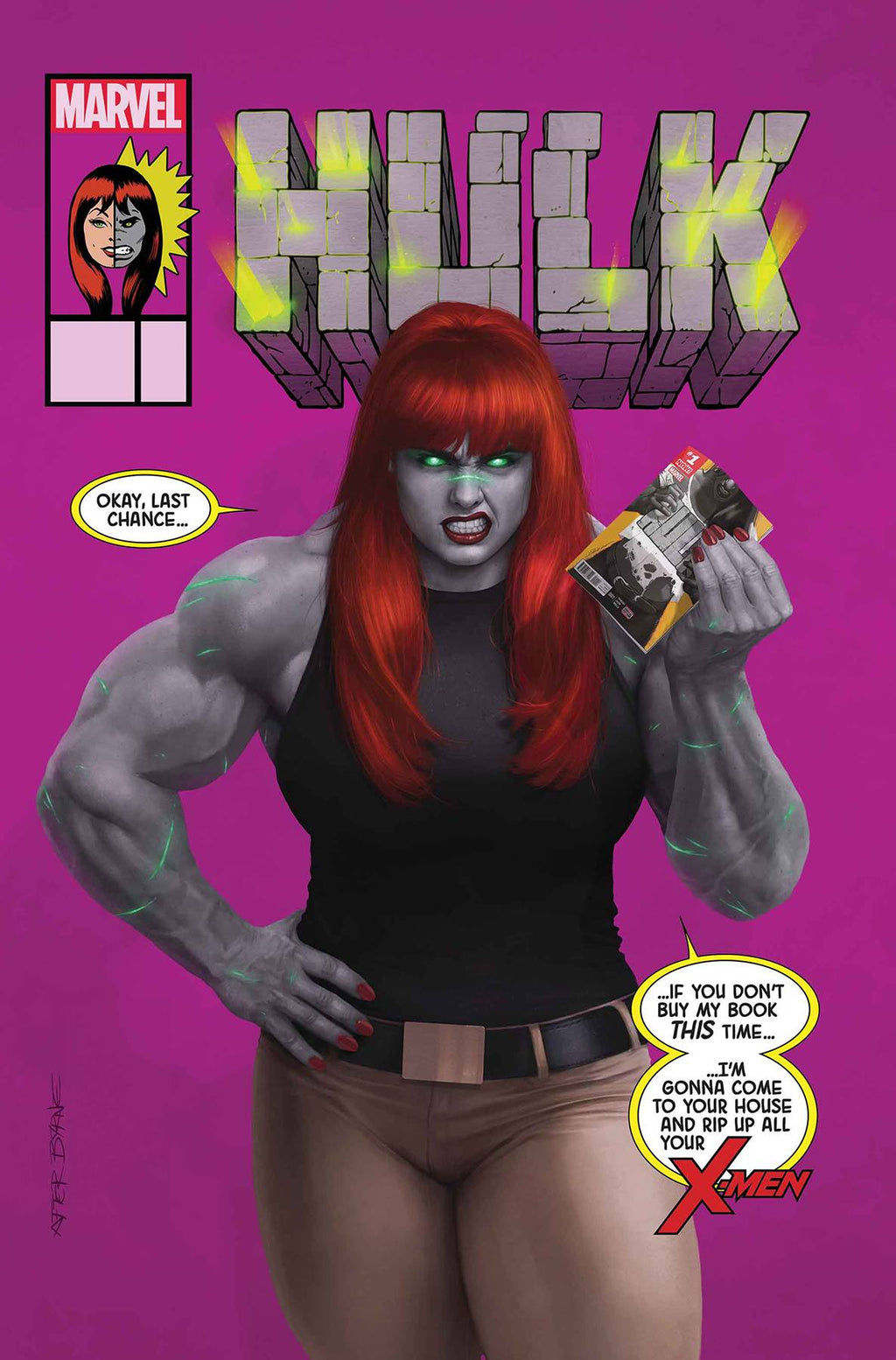 HULK #7 RAHZZAH MARY JANE VARIANT– The Comic Mint