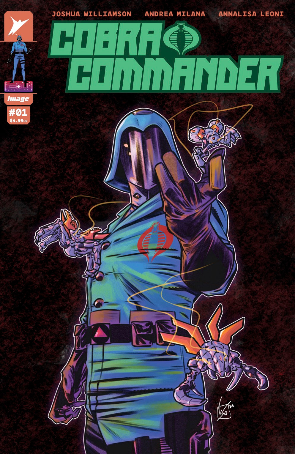 COBRA COMMANDER 1 VINCENZO FEDERICI VARIANT– The Comic Mint