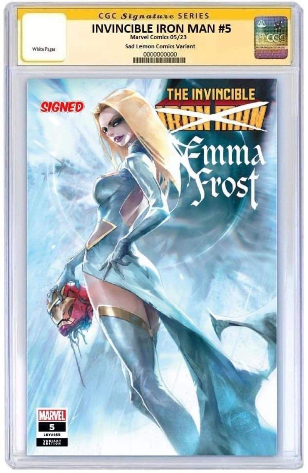 THE INVINCIBLE IRON MAN 5 IVAN TAO EMMA FROST VARIANT– The Comic Mint